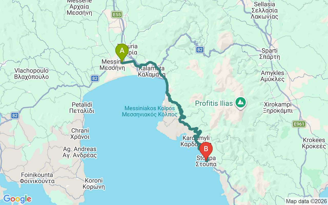 Kalamata Airport Taxi | Reliable Airport Transfers in Messenia